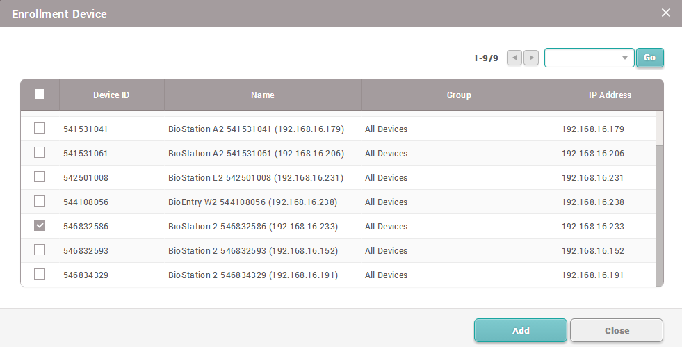 How to register an enrollment device