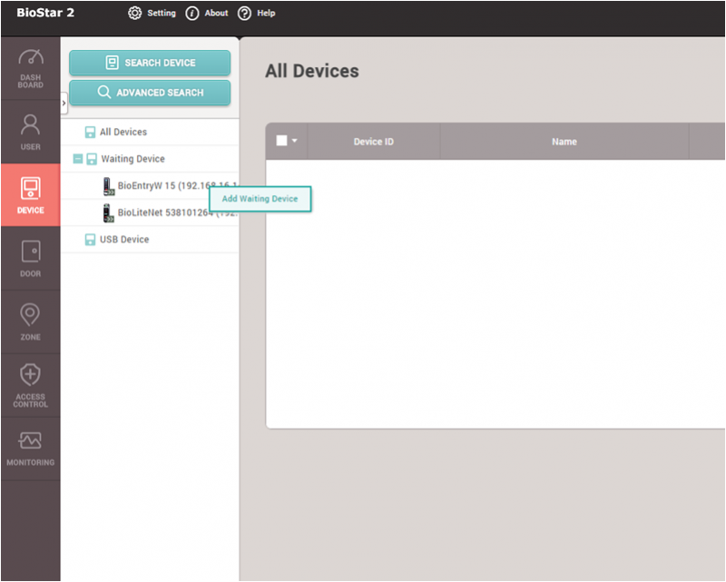 How to Add Devices in BioStar 2