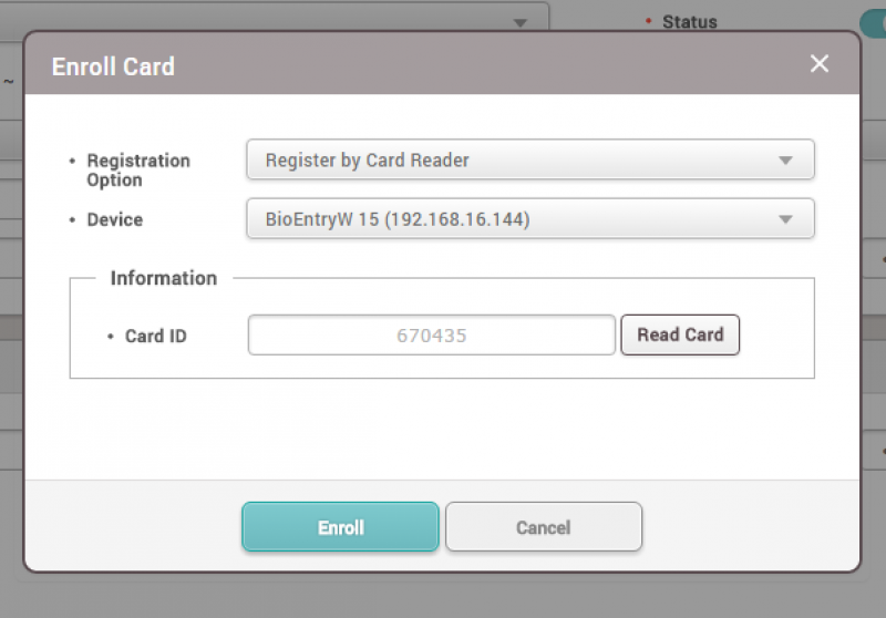 How to enroll users - BioStar 2