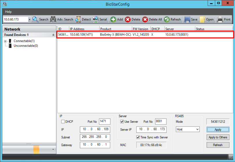 How to Add a Device into BioConnect