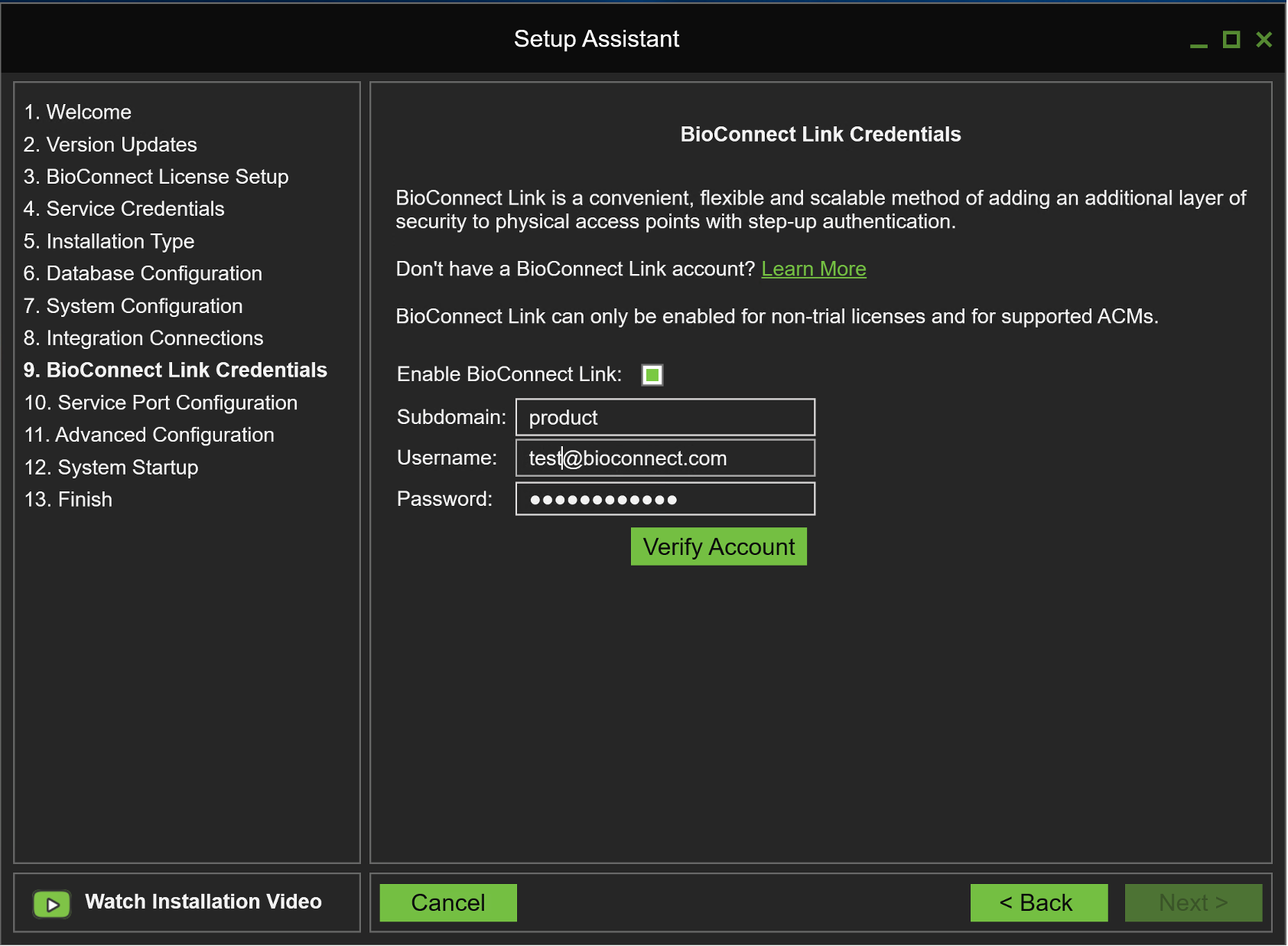 Installation Guide - BioConnect Enterprise for MedixSafe
