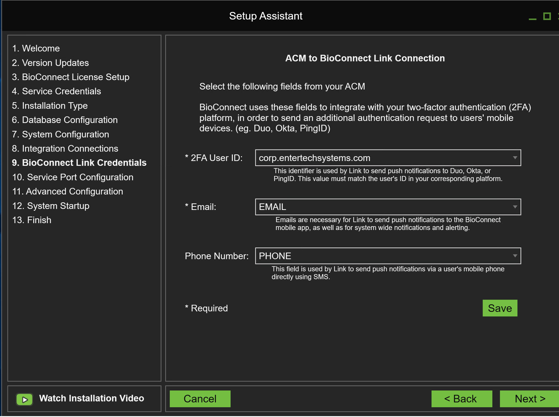 Installation Guide - BioConnect Enterprise for MedixSafe