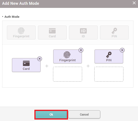 How to configure a private authentication mode