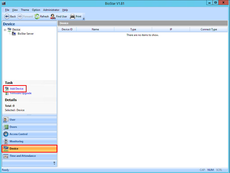 How to Add a Device into BioConnect