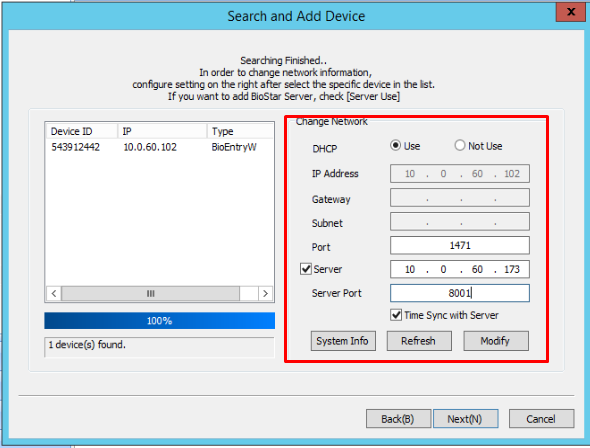 How to Add a Device into BioConnect