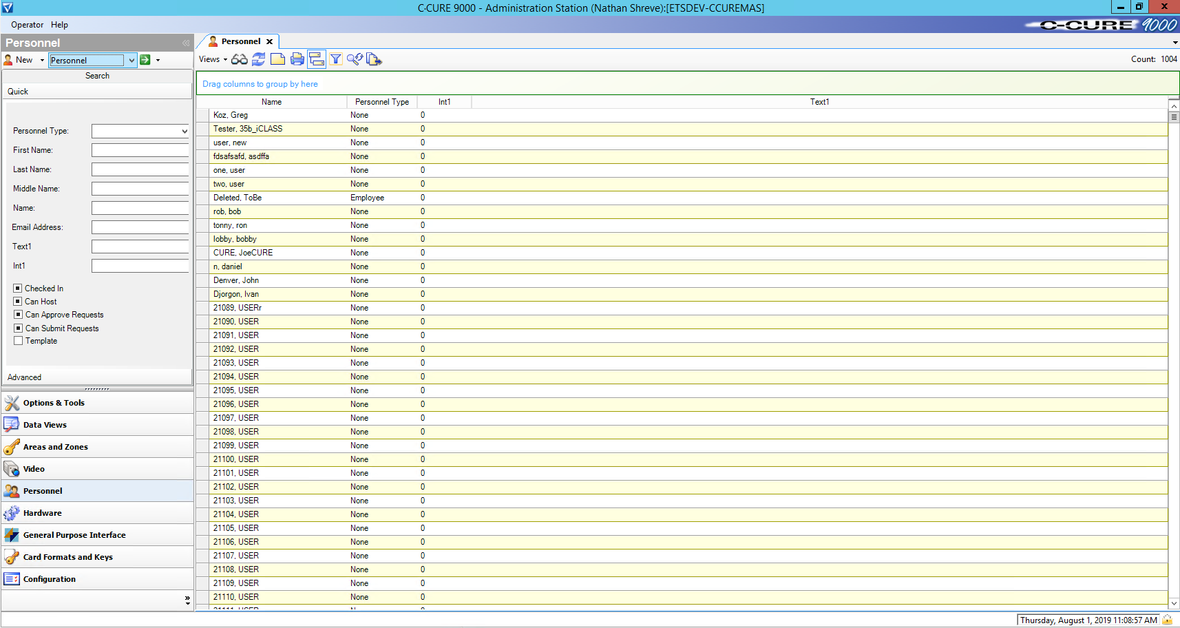 Features of Deep Embed in Software House C-CURE 9000
