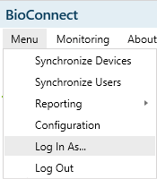 I cannot enroll templates in BioConnect "root level login" error