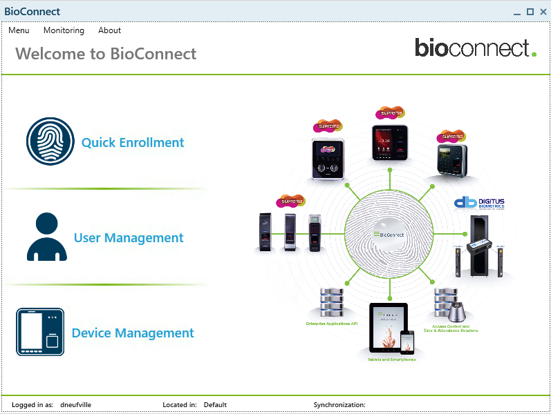 I cannot enroll templates in BioConnect "root level login" error